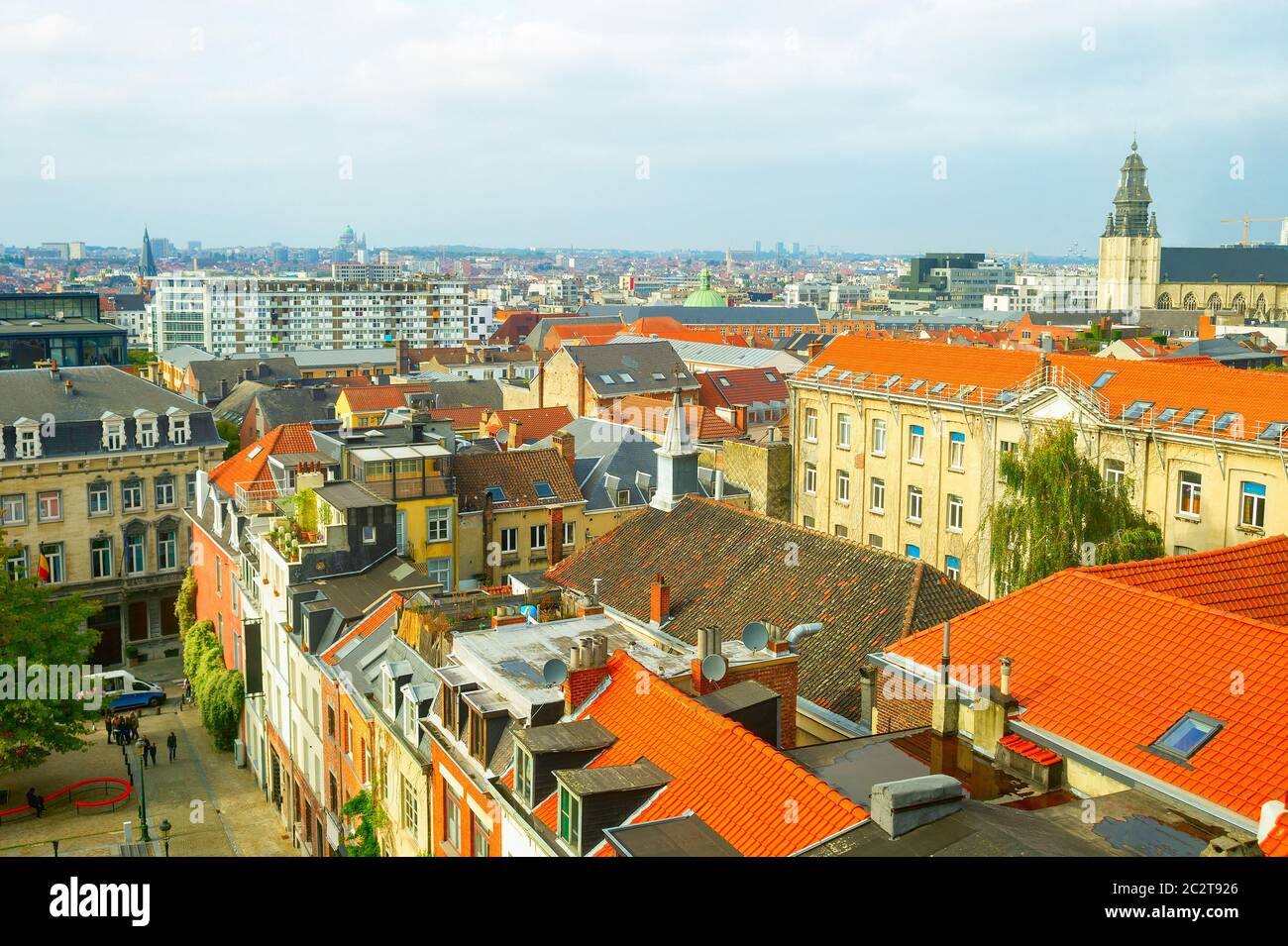 Oldtown, modern architecture, Brussels, Belgium Stock Photo - Alamy