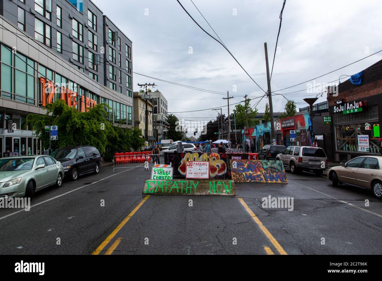 The Capitol Hill Autonomous Zone (CHAZ) or the Capitol Hill Occupied ...
