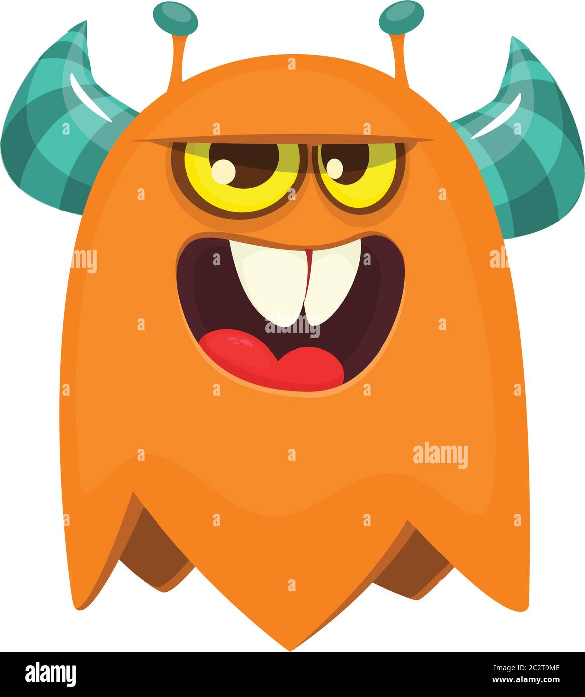 Cartoon Angry Monster Halloween Illustration Of Scary Monster Stock cartoon-angry-monster-halloween-illustration-of-scary-monster-stock