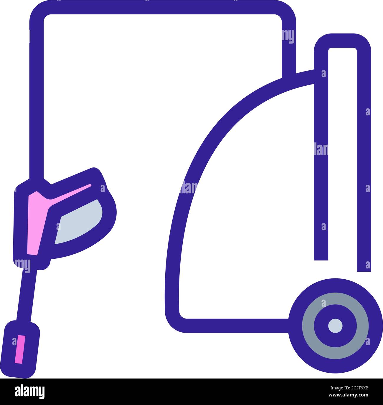 pressure washer device icon vector outline illustration Stock Vector ...
