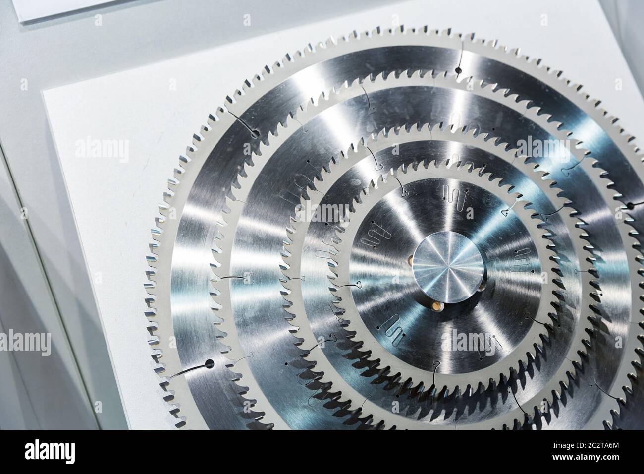 Set of big industrial cutters closeup Stock Photo - Alamy