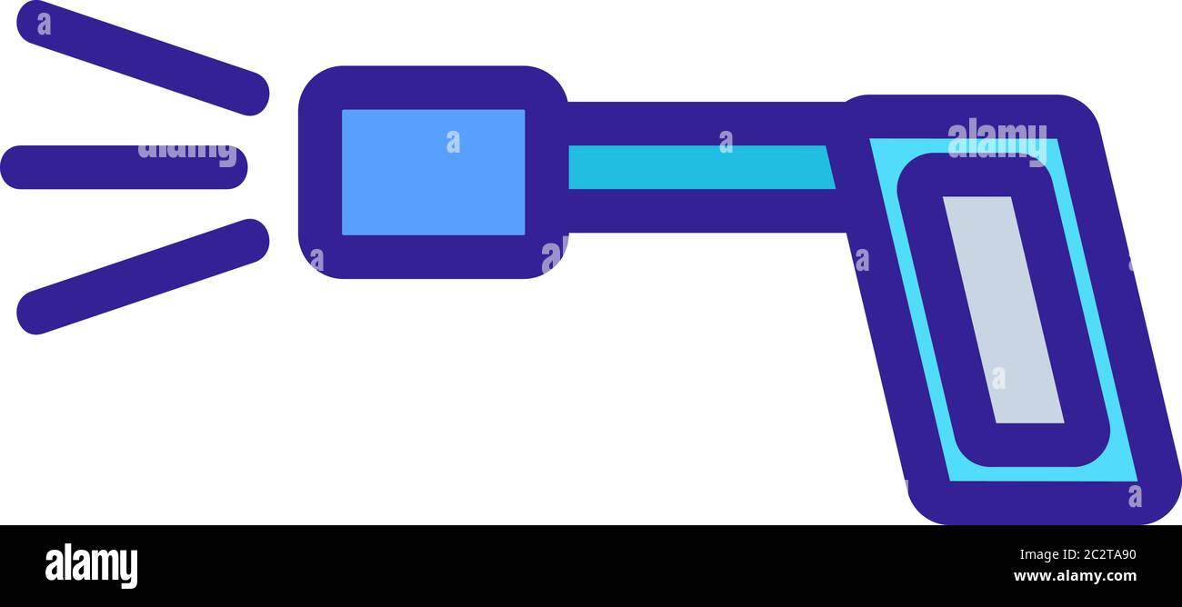 pressure washer gun icon vector outline illustration Stock Vector Image ...