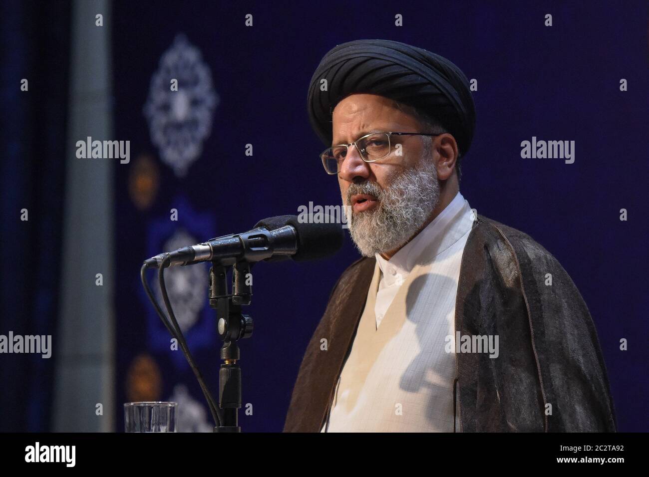 Seyed Ebrahim Raeisi, the president of Islamic Republic of Iran Stock ...
