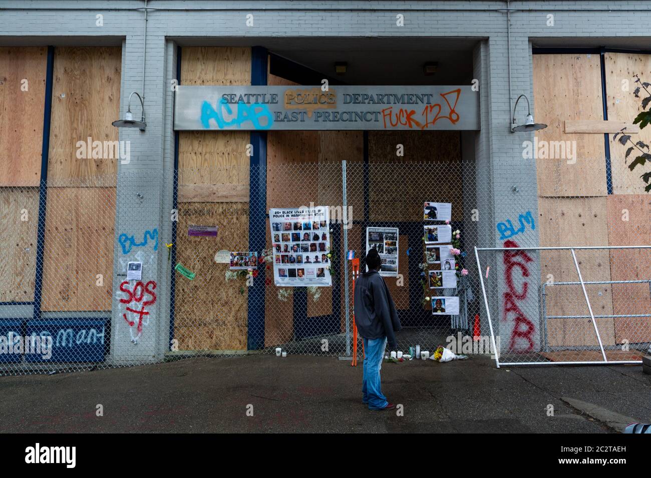 The Capitol Hill Autonomous Zone (CHAZ) or the Capitol Hill Occupied ...