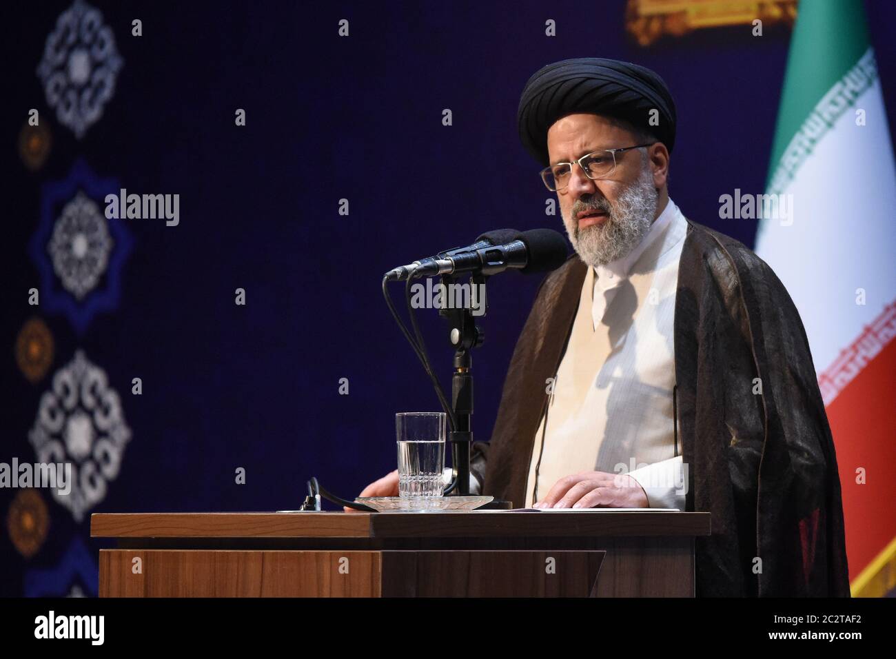 Seyed Ebrahim Raeisi, the president of Islamic Republic of Iran Stock ...