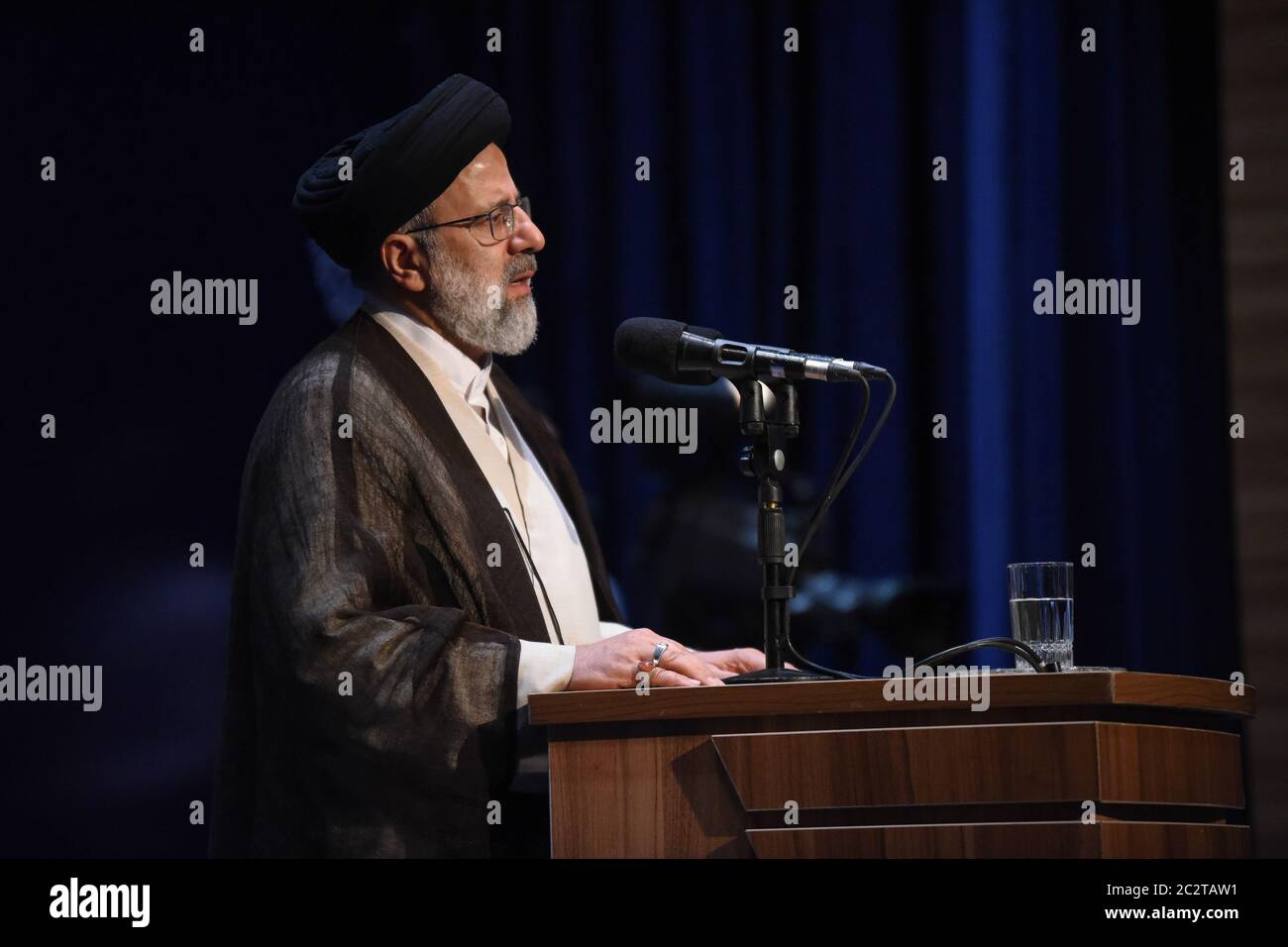Seyed Ebrahim Raeisi, the president of Islamic Republic of Iran Stock ...