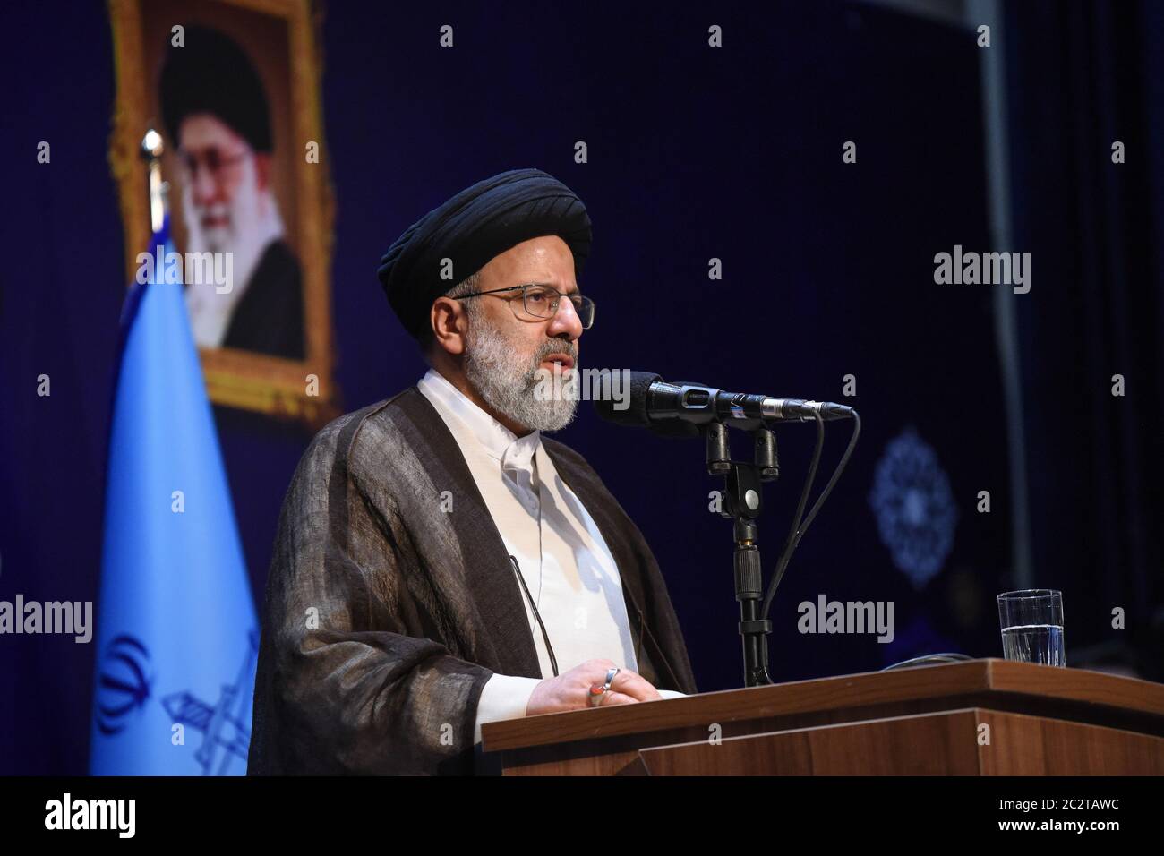 Seyed Ebrahim Raeisi, the president of Islamic Republic of Iran Stock ...