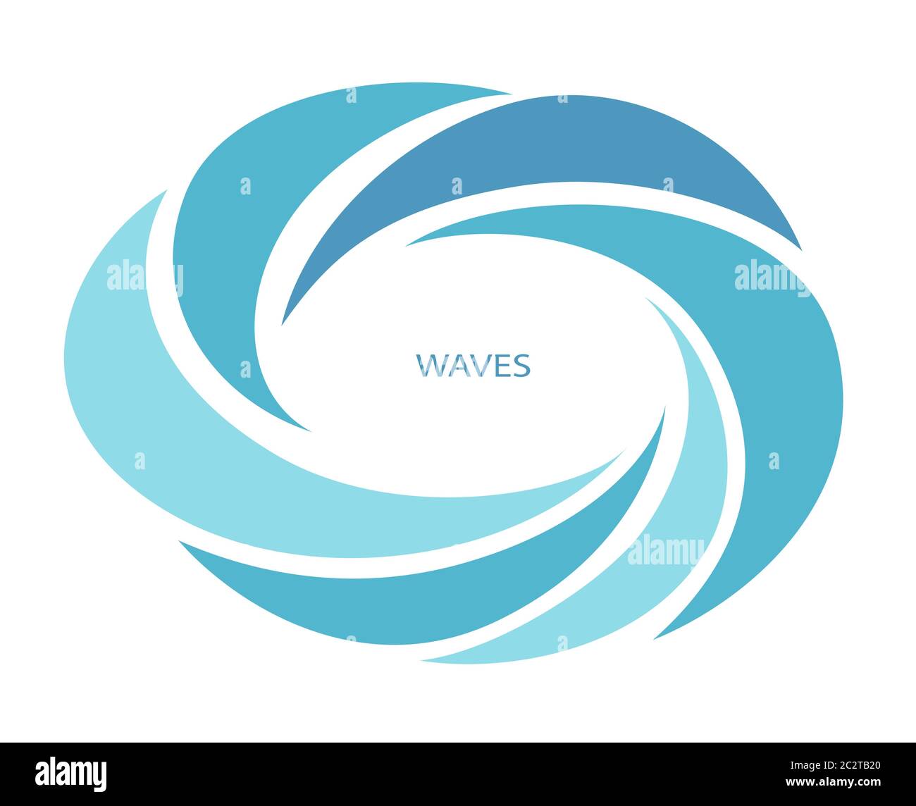 Abstract wave logo hi-res stock photography and images - Alamy