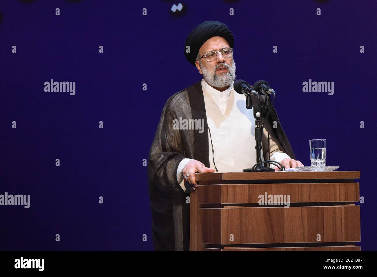 Seyed Ebrahim Raeisi, the president of Islamic Republic of Iran Stock ...