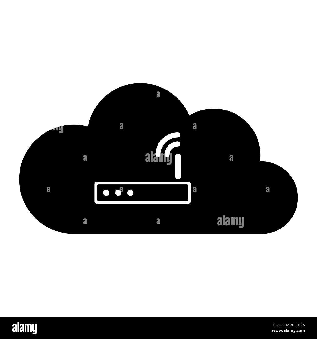 Router and cloud Stock Photo - Alamy