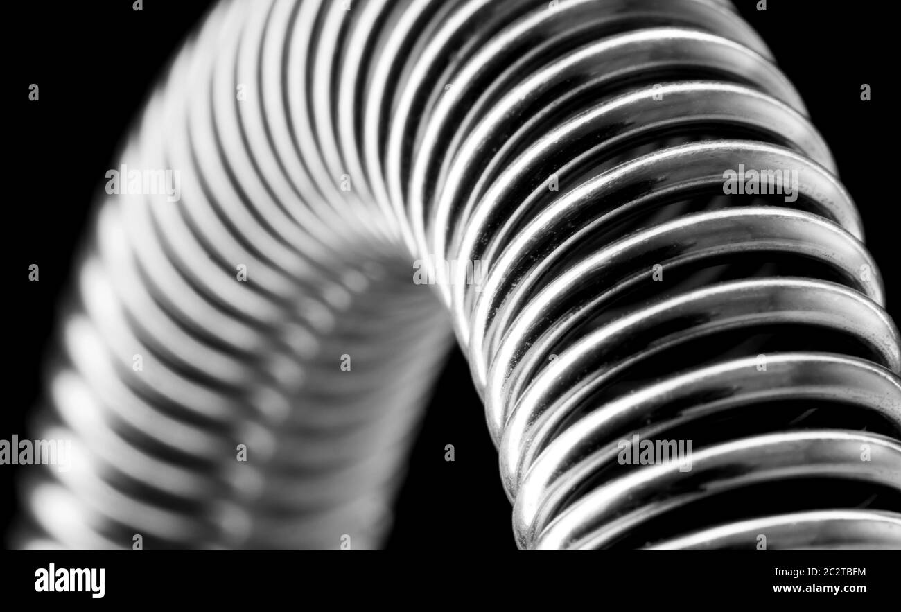 Wire coil coiled abstract hi-res stock photography and images - Alamy