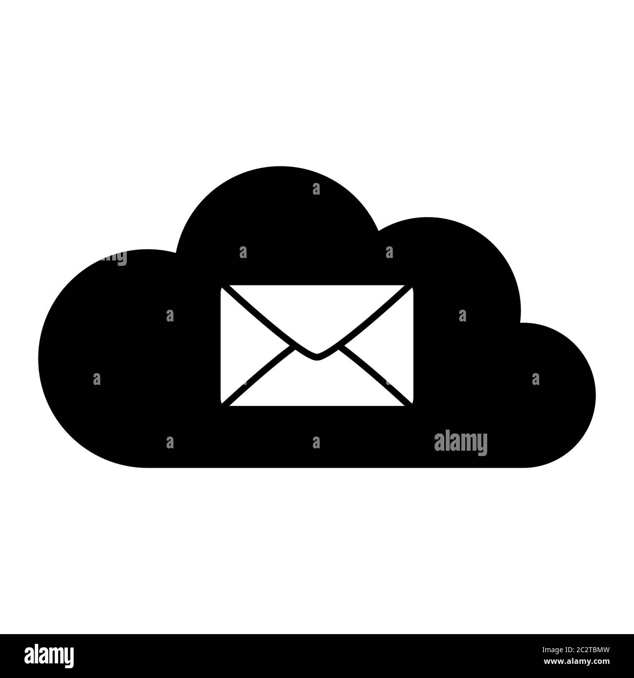 Envelope and cloud Stock Photo - Alamy