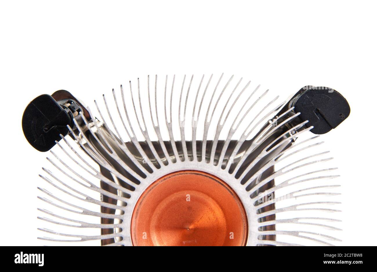 CPU cooler isolated on white Stock Photo - Alamy