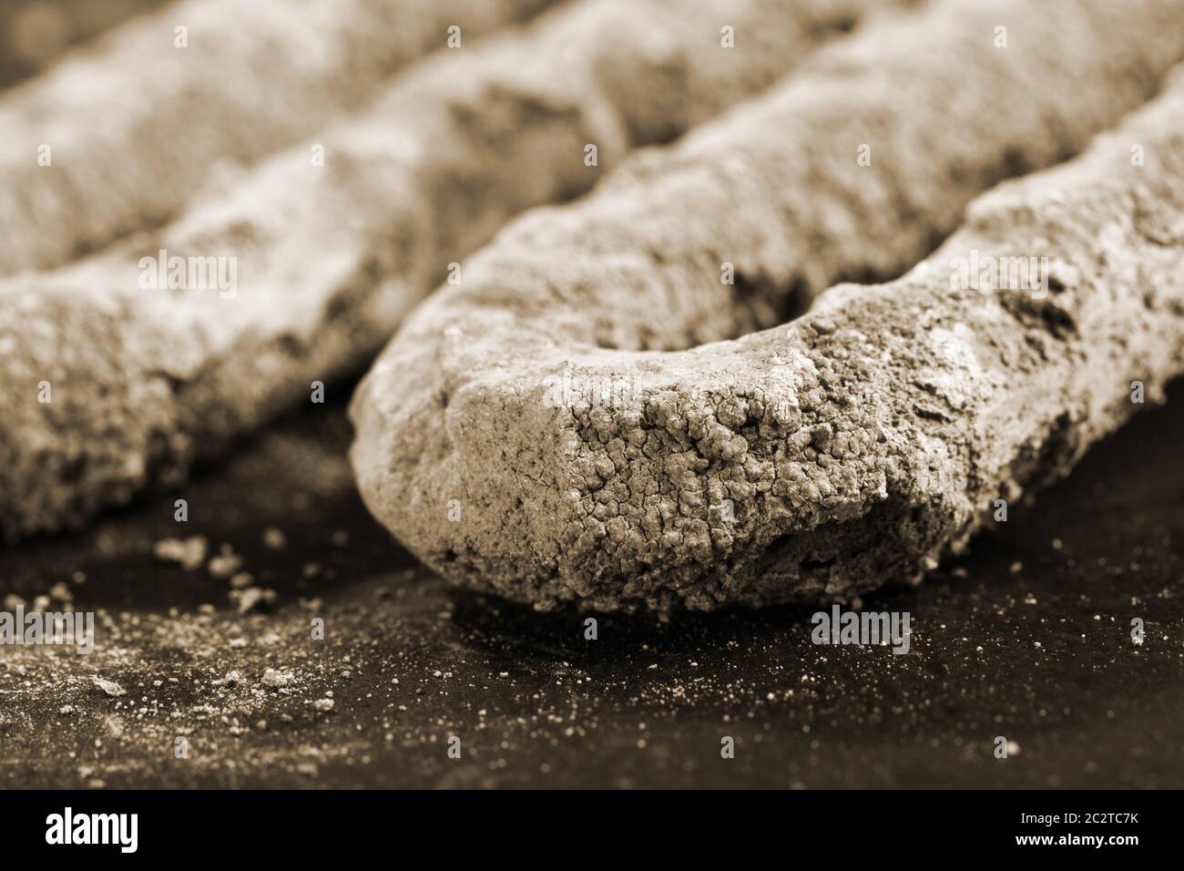 Macro of calcium scum on electrical heater Stock Photo - Alamy