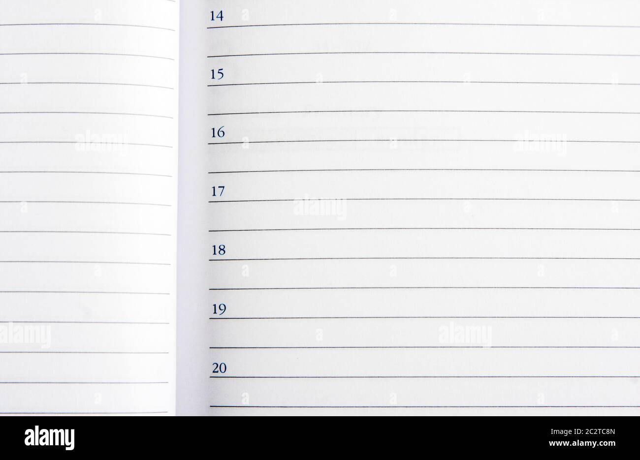 Business diary hi-res stock photography and images - Alamy