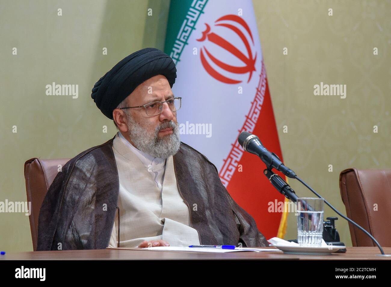 Seyed Ebrahim Raeisi, the president of Islamic Republic of Iran Stock ...