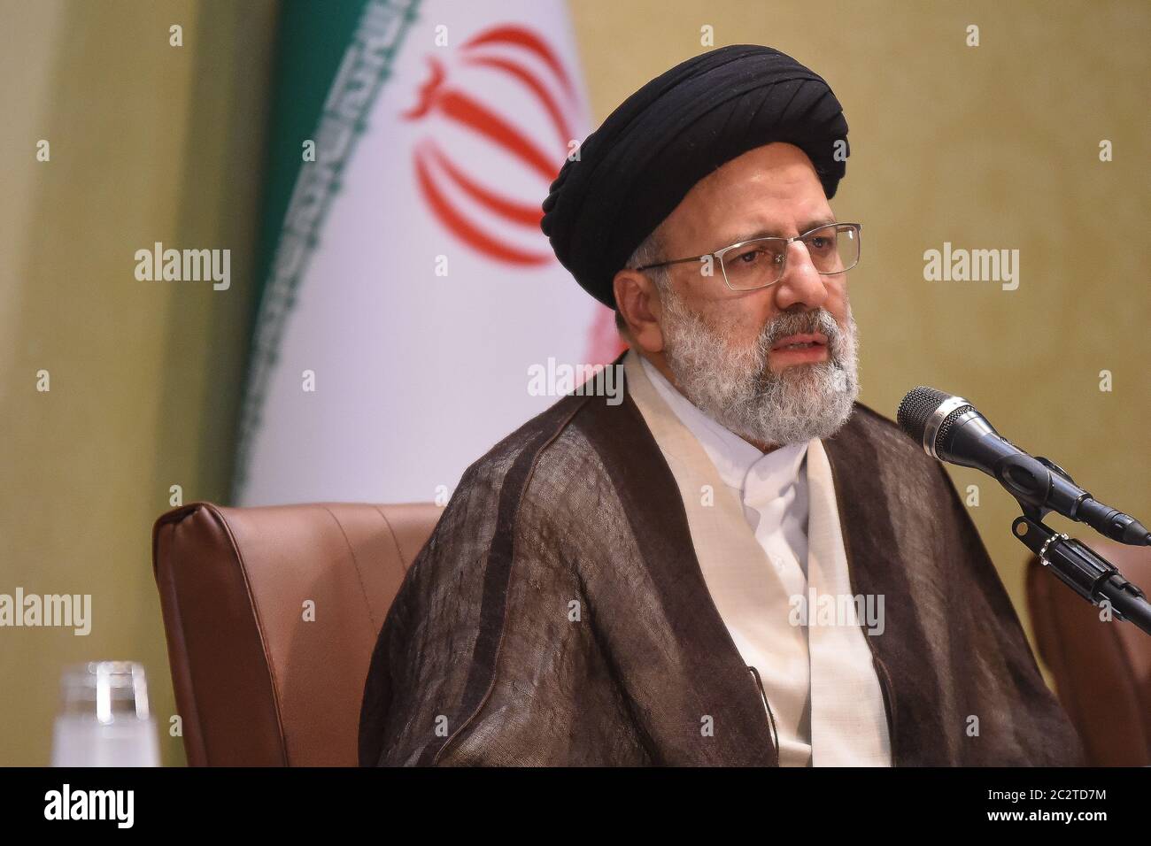 Seyed Ebrahim Raeisi, the president of Islamic Republic of Iran Stock ...