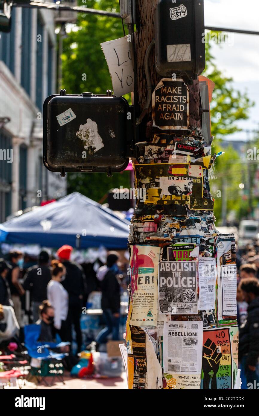 Chaz chop autonomous zone hi-res stock photography and images - Alamy