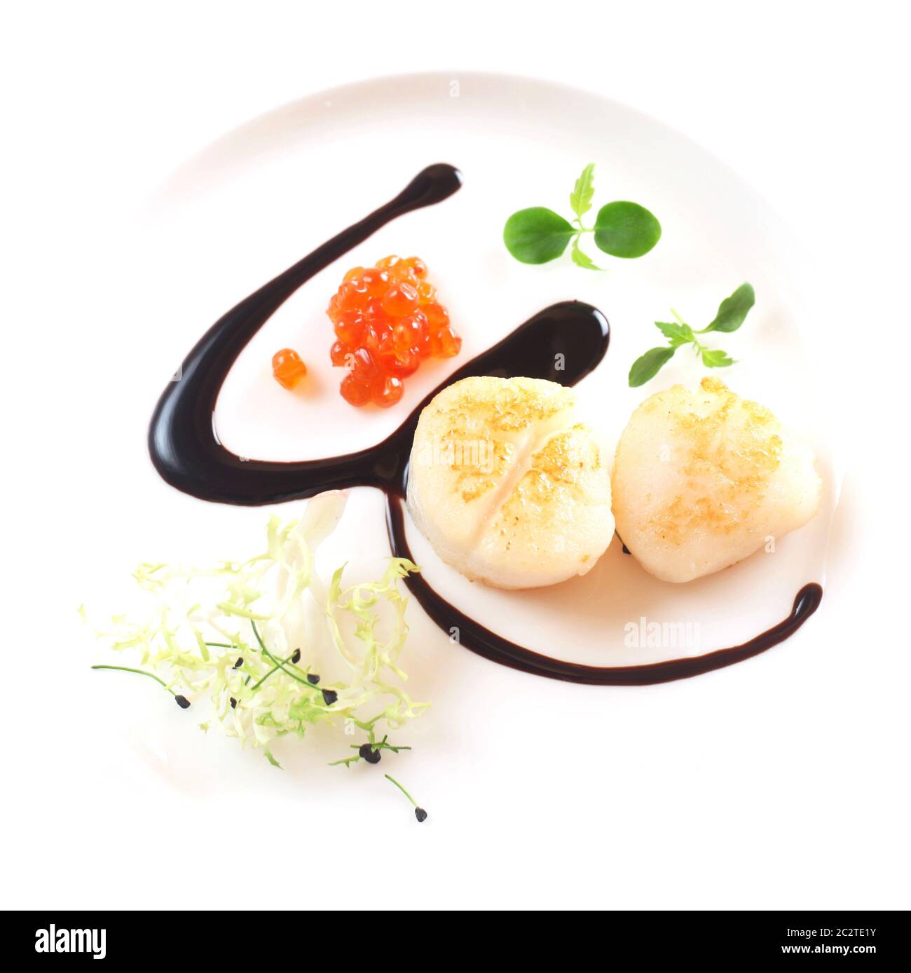 Scallops seafood Cut Out Stock Images & Pictures - Alamy