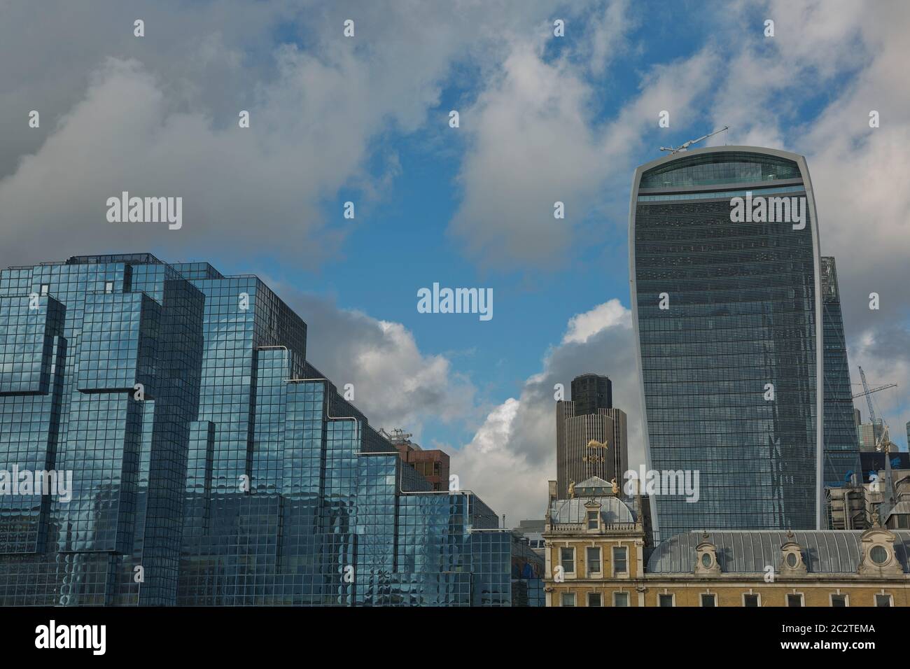 The city skyline featuring 20 fenchurch street building known as the ...