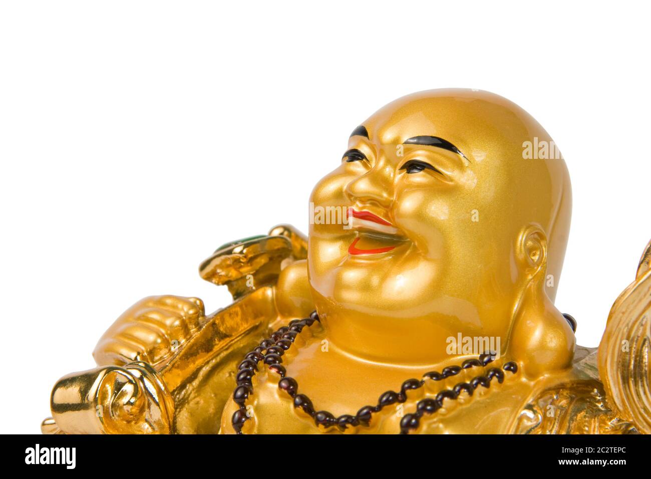 Netsuke of Buddha. Isolated Stock Photo - Alamy