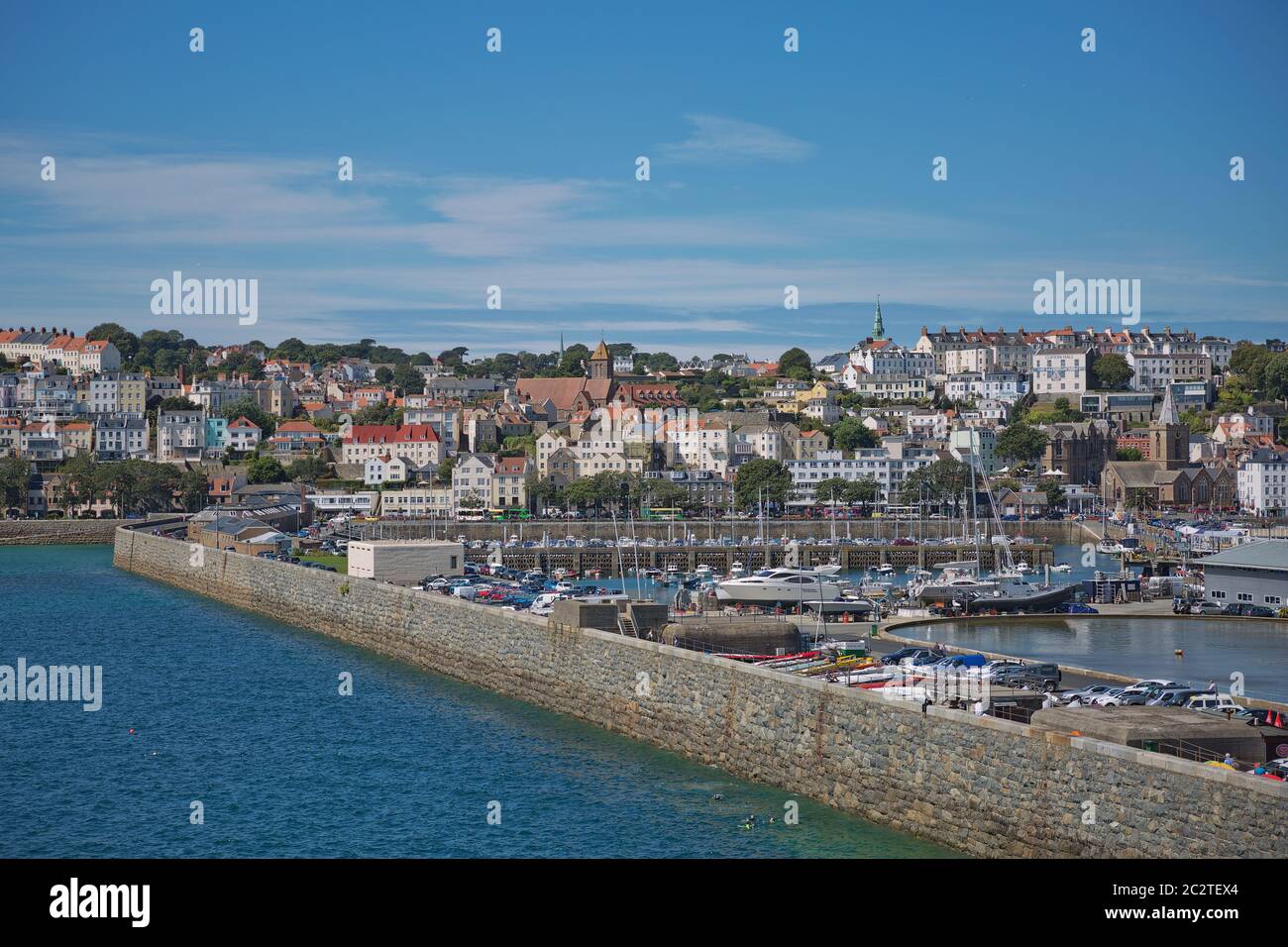 View st peter port guernsey hi-res stock photography and images - Alamy