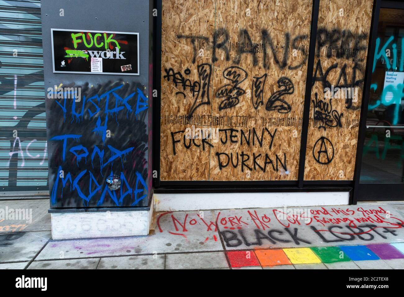 The Capitol Hill Autonomous Zone (CHAZ) or the Capitol Hill Occupied ...