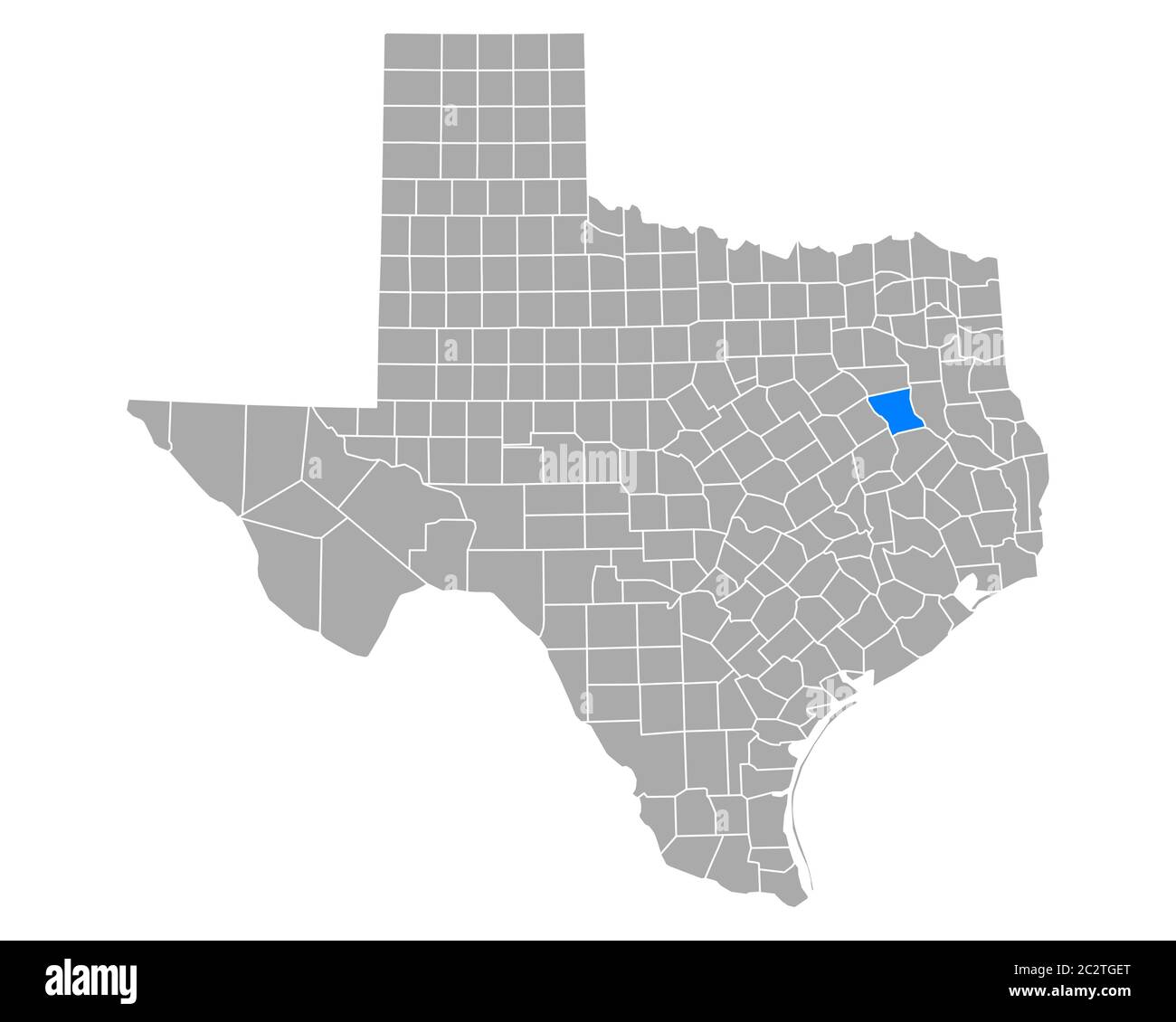 Map of Anderson in Texas Stock Photo - Alamy