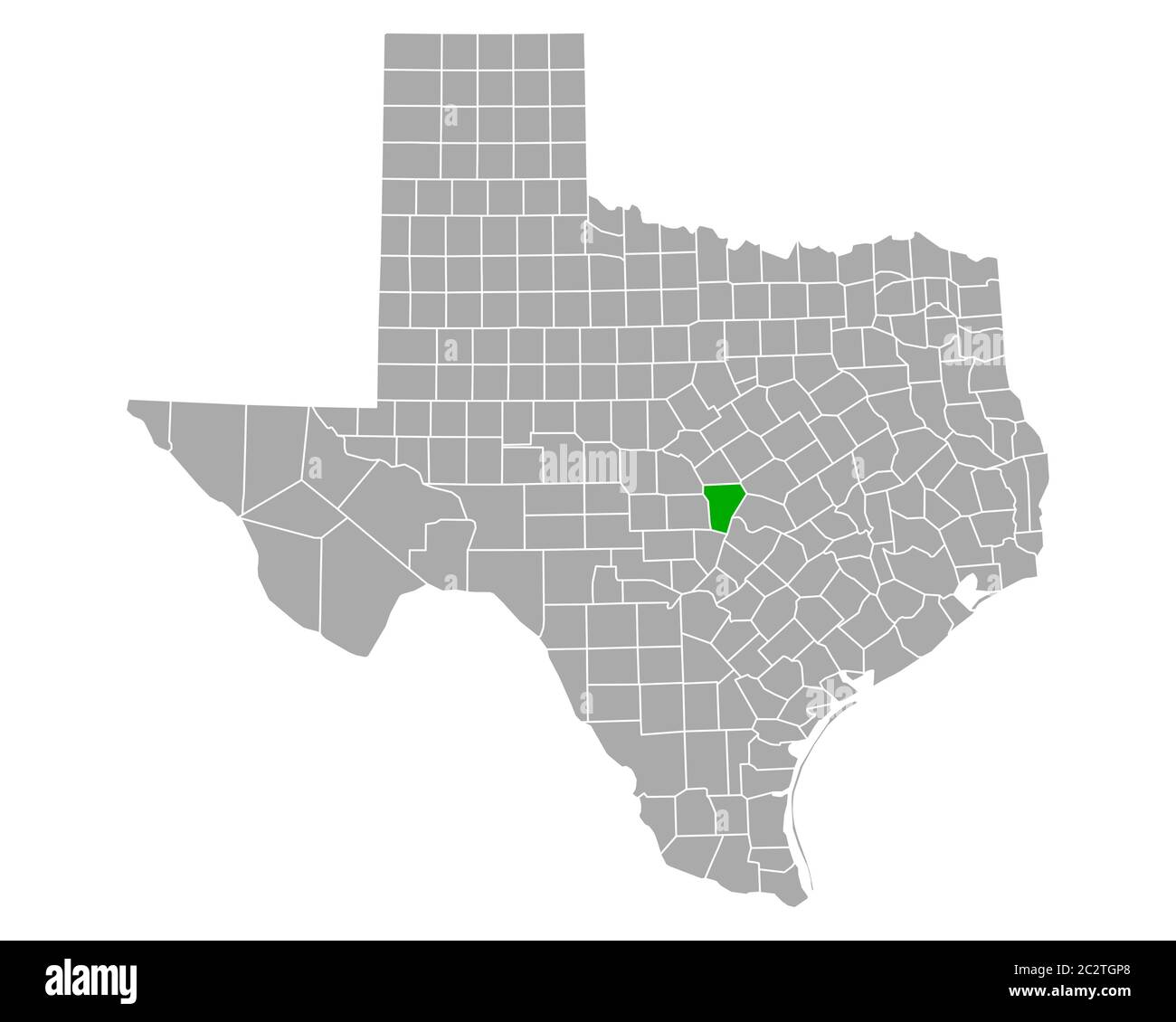 Map of Burnet in Texas Stock Photo - Alamy