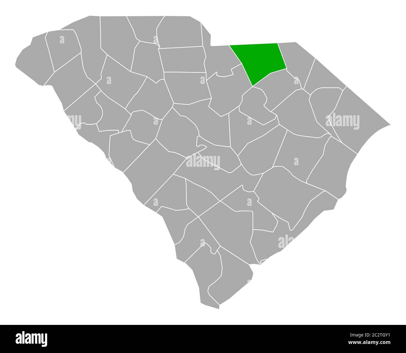Map of Chesterfield in South Carolina Stock Photo - Alamy