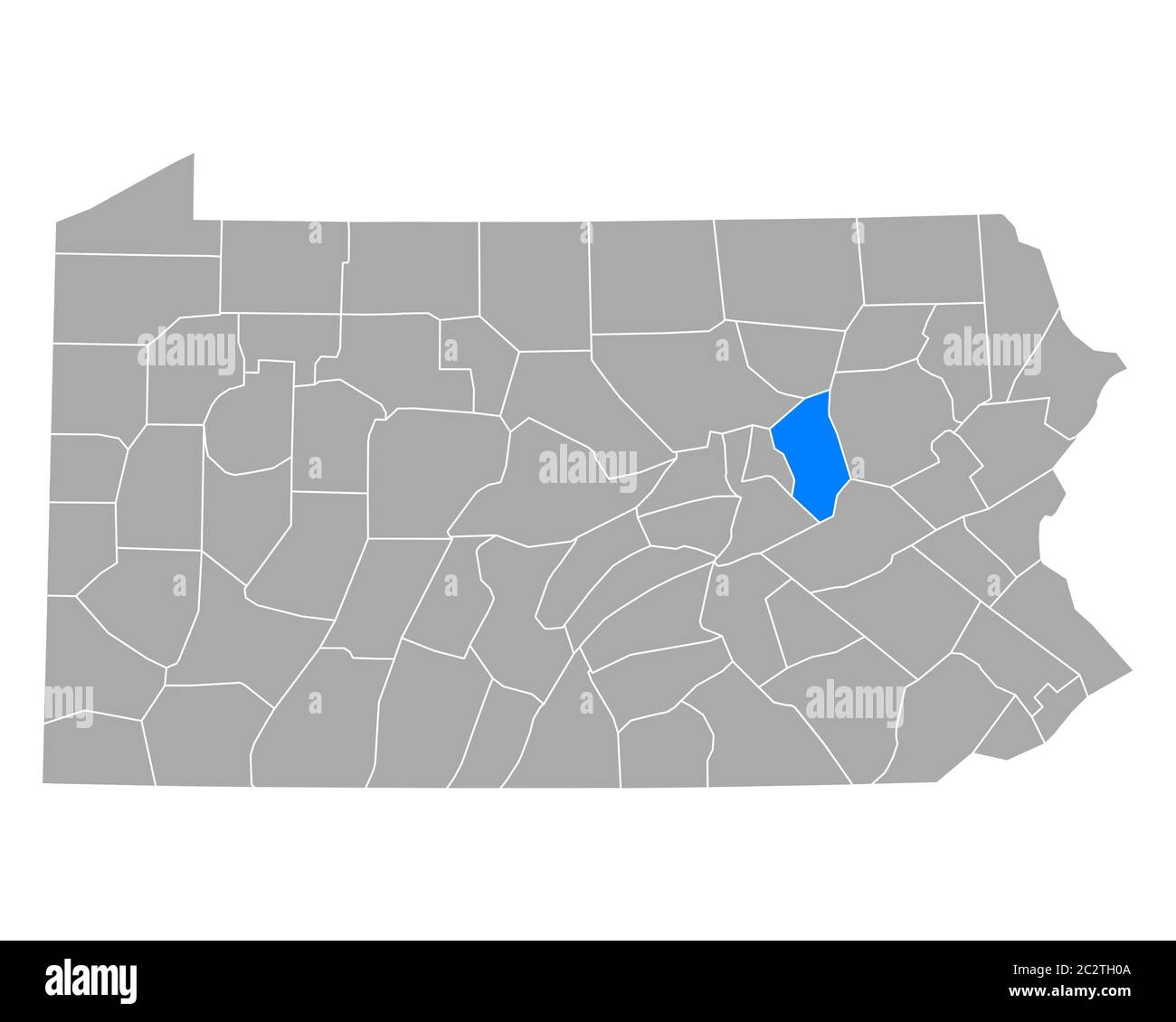 Map of Columbia in Pennsylvania Stock Photo - Alamy