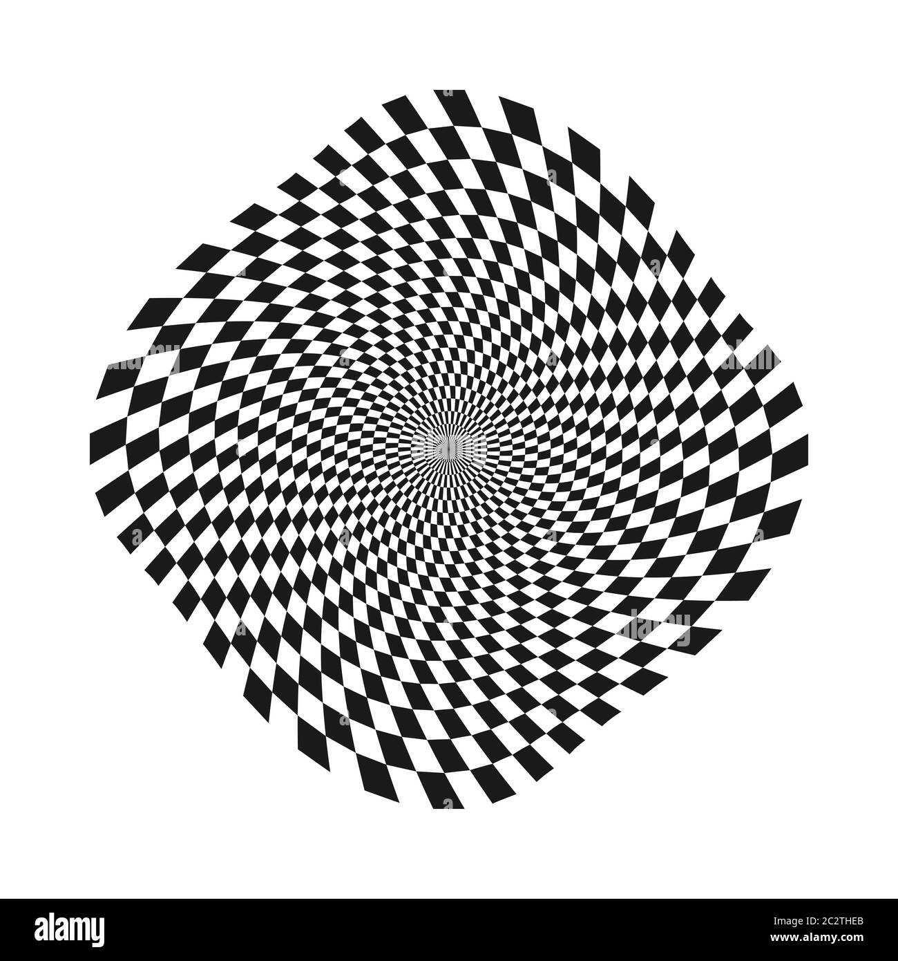 Abstract editable circular pattern. Vector illustration isolated on ...