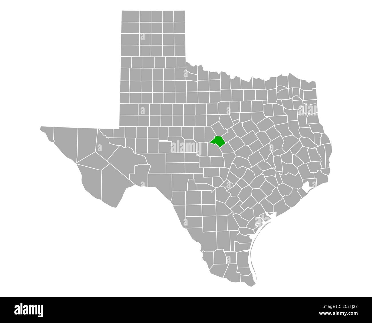 Map Of Mills In Texas Stock Photo Alamy