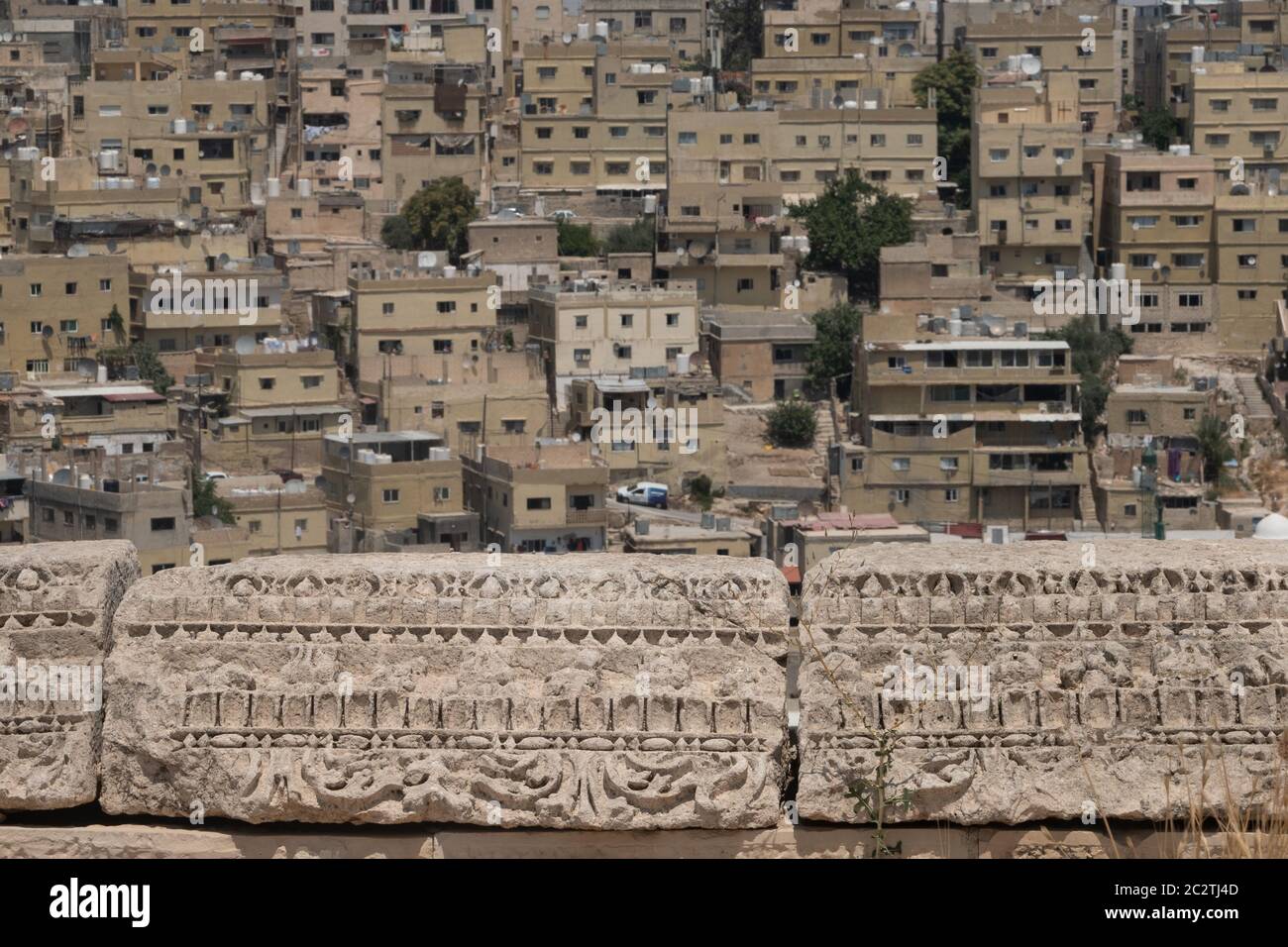 Ruins in Amman cìtadel Stock Photo - Alamy