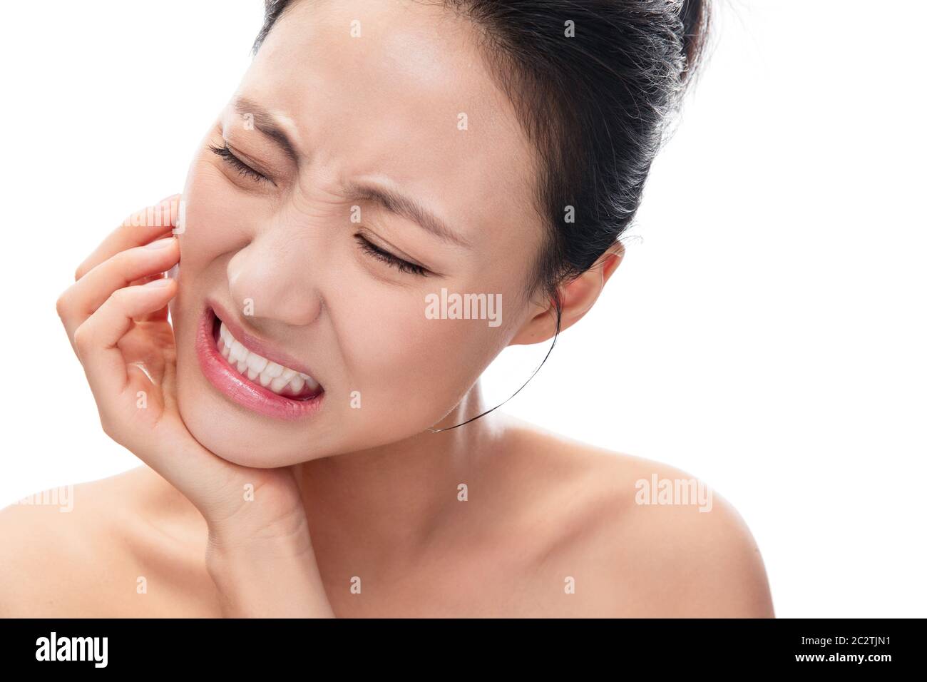 Teeth pain young woman Stock Photo - Alamy