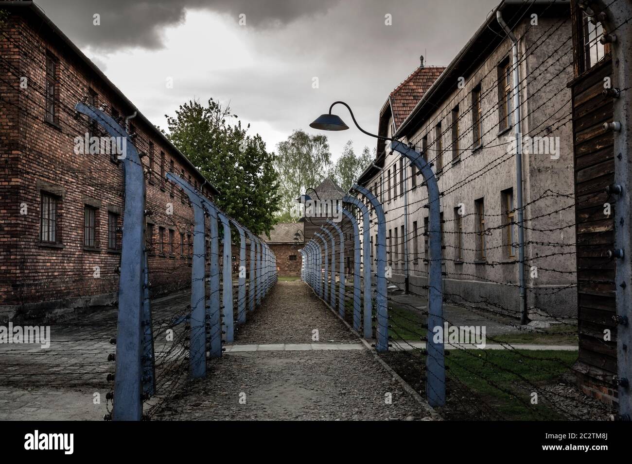 Old barracks fence hi-res stock photography and images - Alamy