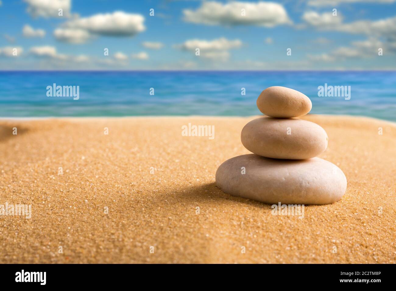 Zen balance three stones hi-res stock photography and images - Alamy
