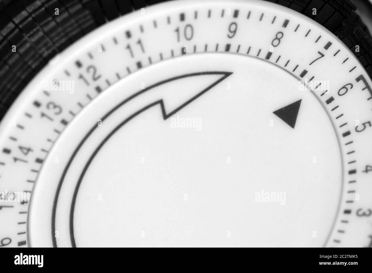 Close-up view of electrical timer in control panel Stock Photo - Alamy