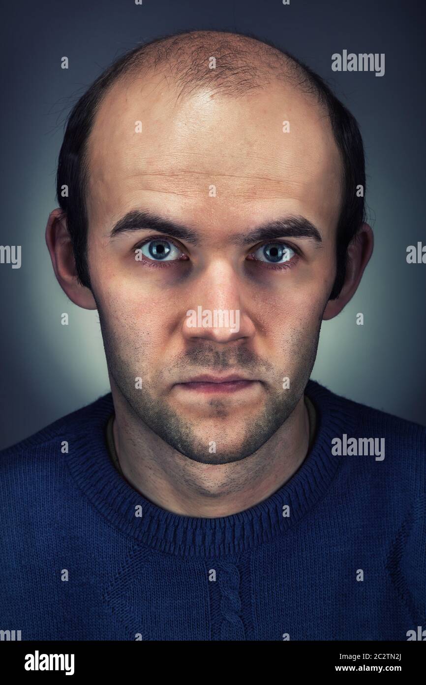 Closeup portrait of serious man Stock Photo - Alamy