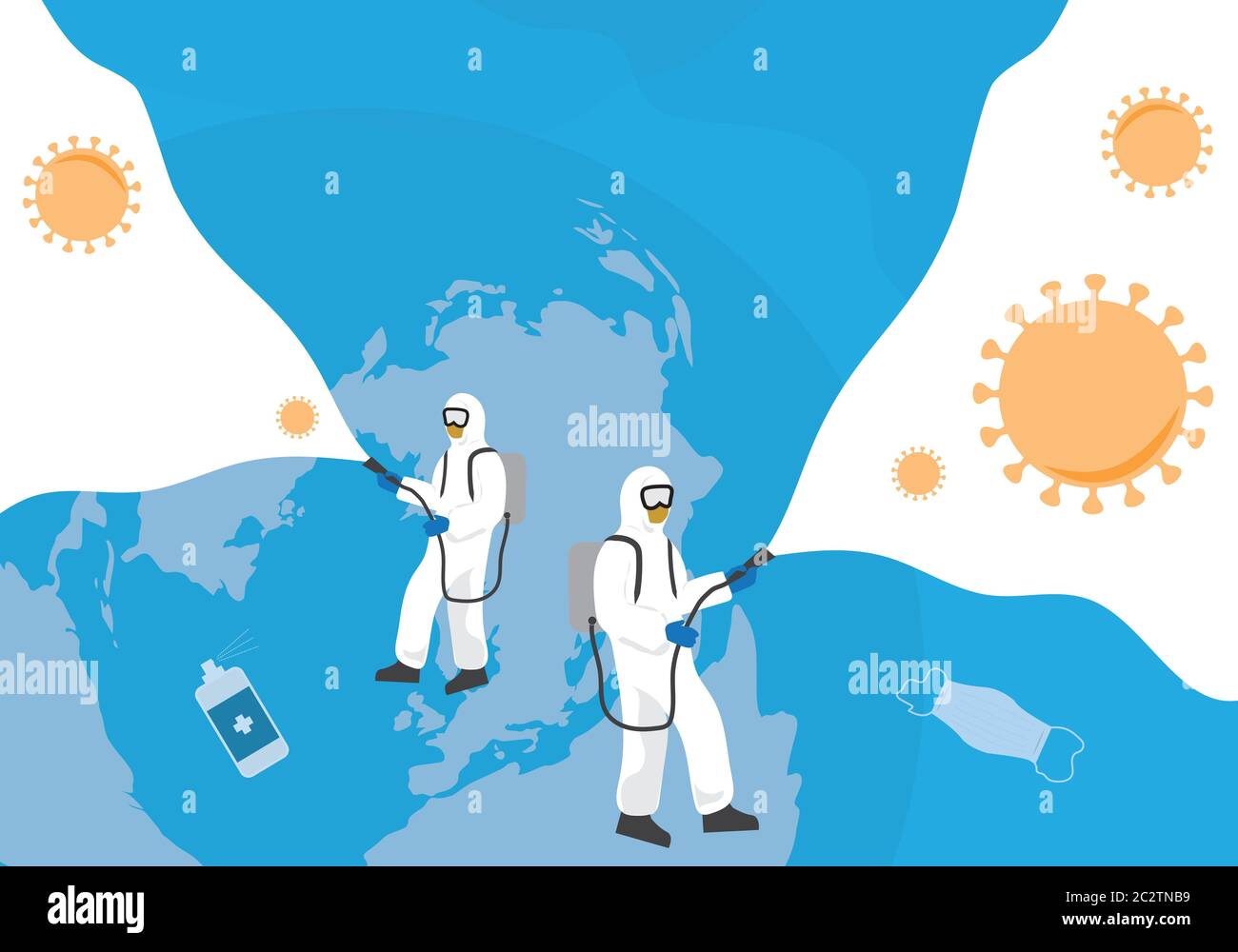 Disinfectant Stock Vector Images - Alamy