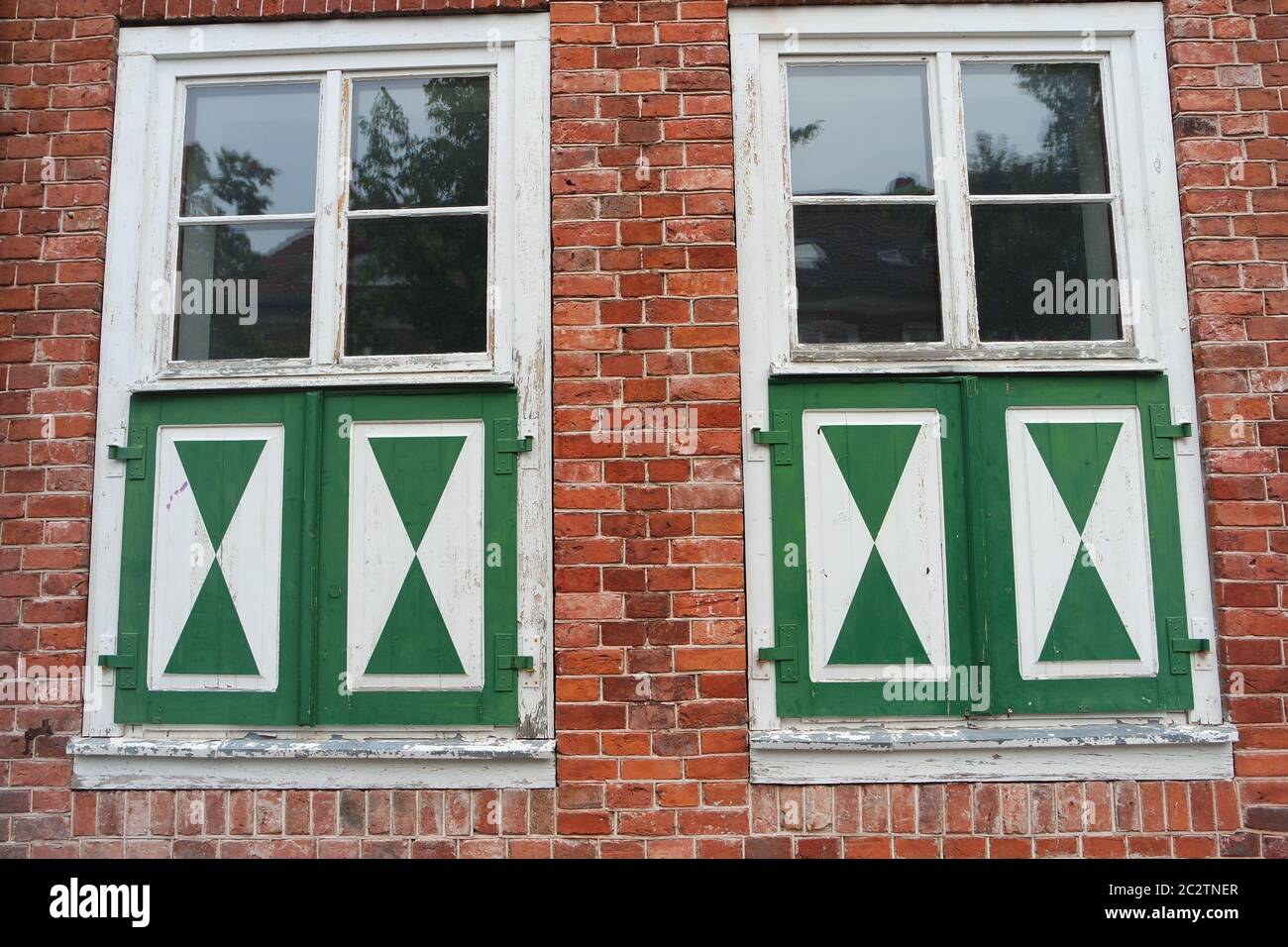Window in brick facade. Dutch Quarter, Potsdam Stock Photo - Alamy
