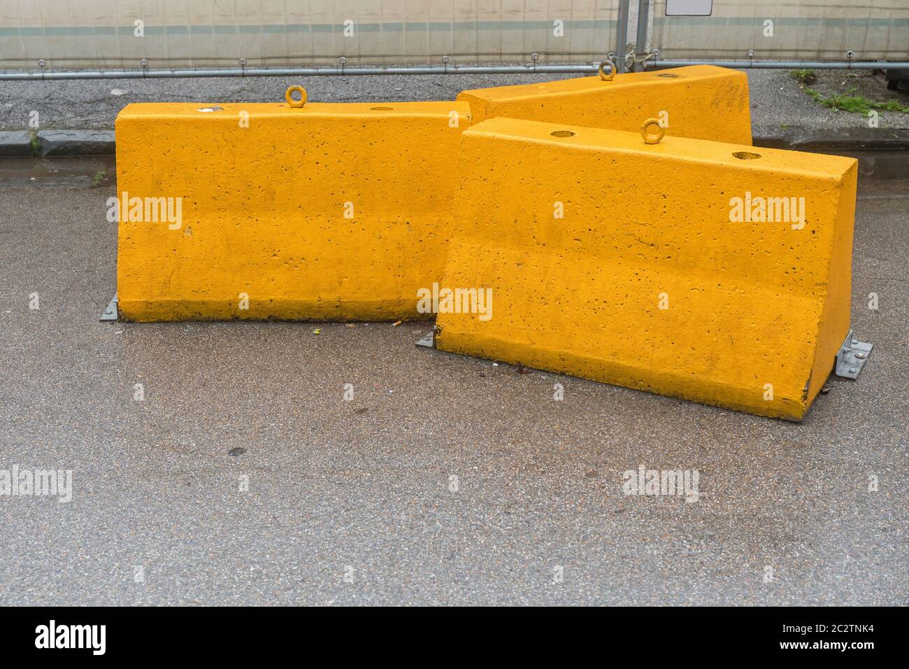 Temporary Concrete Barrier High Resolution Stock Photography and Images ...