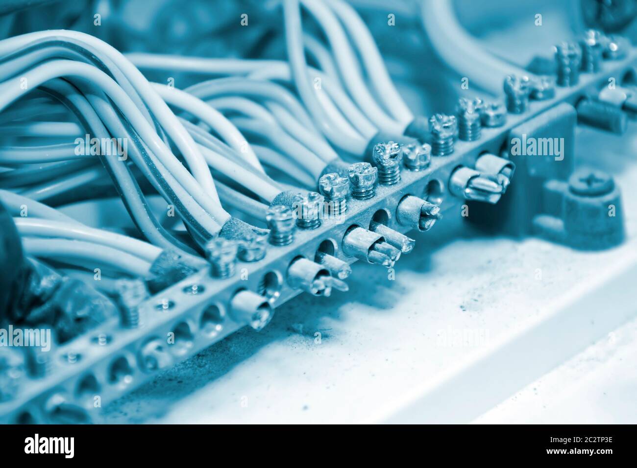 Electrical connection inside panel hi-res stock photography and images ...