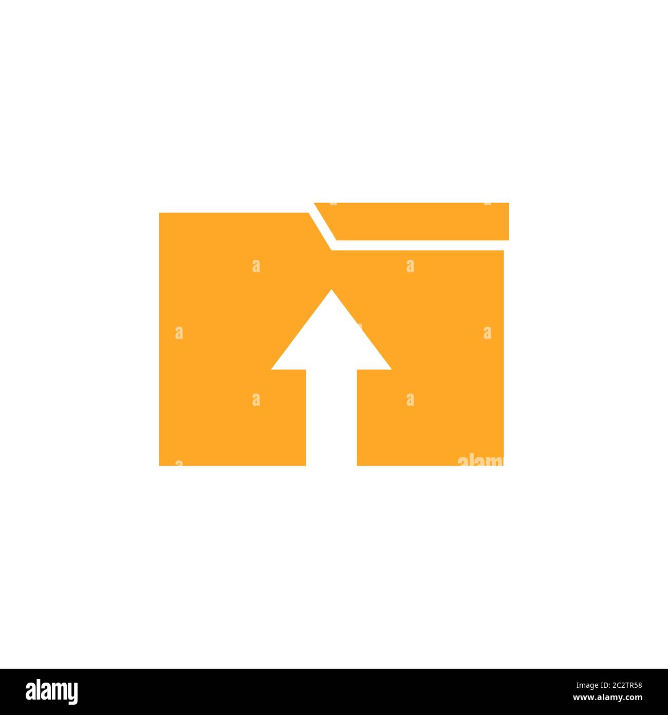 upload folder vector design template illustration Stock Vector Image ...