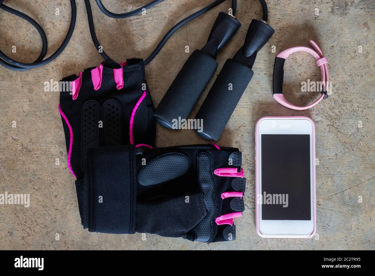 Exercise items hi-res stock photography and images - Alamy