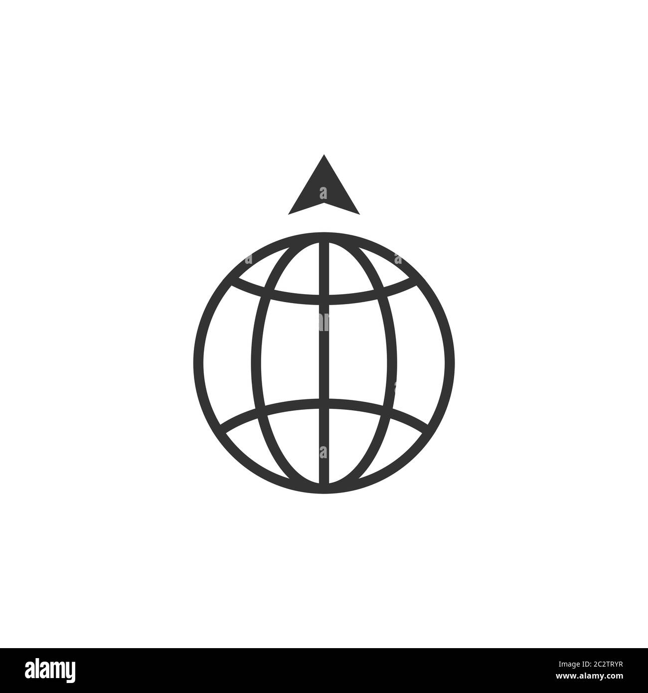 globe cursor vector design template illustration Stock Vector Image ...