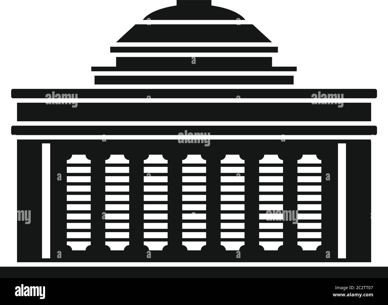 Education university icon. Simple illustration of education university ...