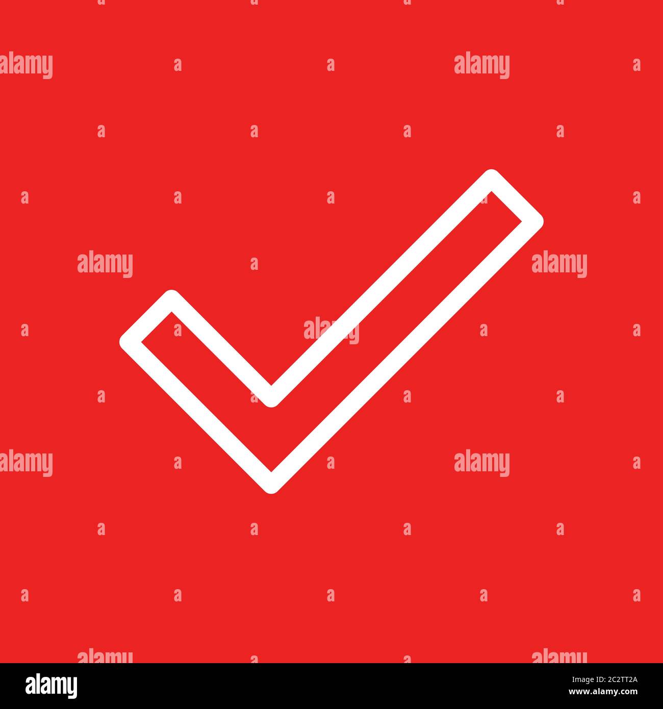 Tick and background Stock Photo - Alamy