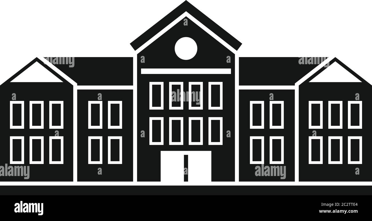 Student university icon. Simple illustration of student university ...