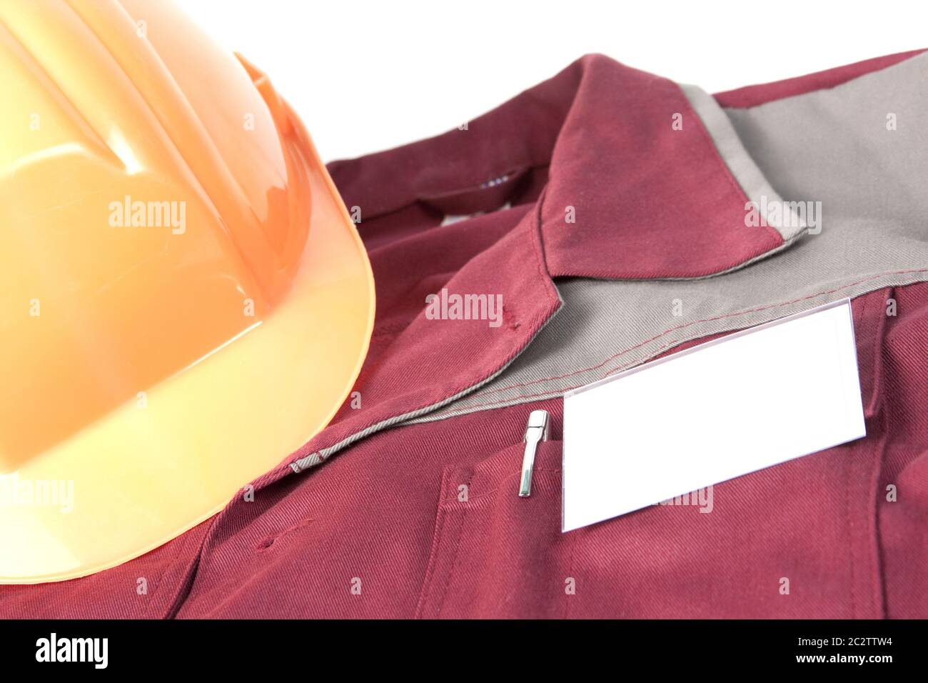 Close-up of service man uniform isolated on white Stock Photo - Alamy